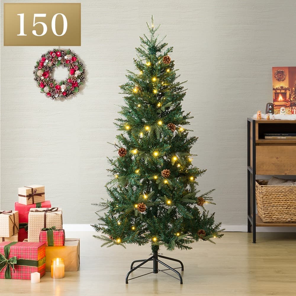 聖誕樹 PRE-LIGHT 150CM N4BF｜NITORI 宜得利家居線上購物網