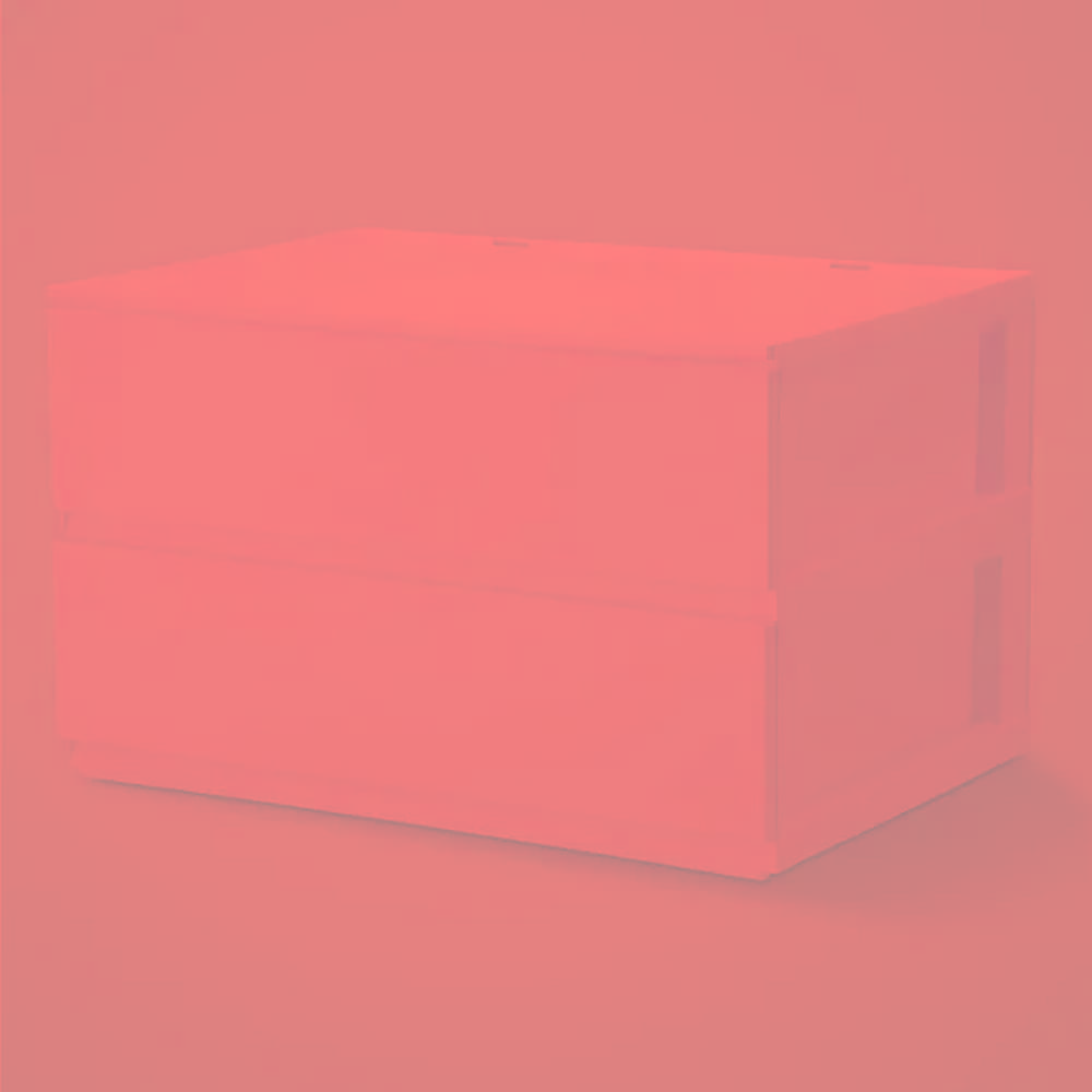 抽屜式收納盒 寬低型 N INBOX R 2D2DR WH｜NITORI 宜得利家居線上購物網